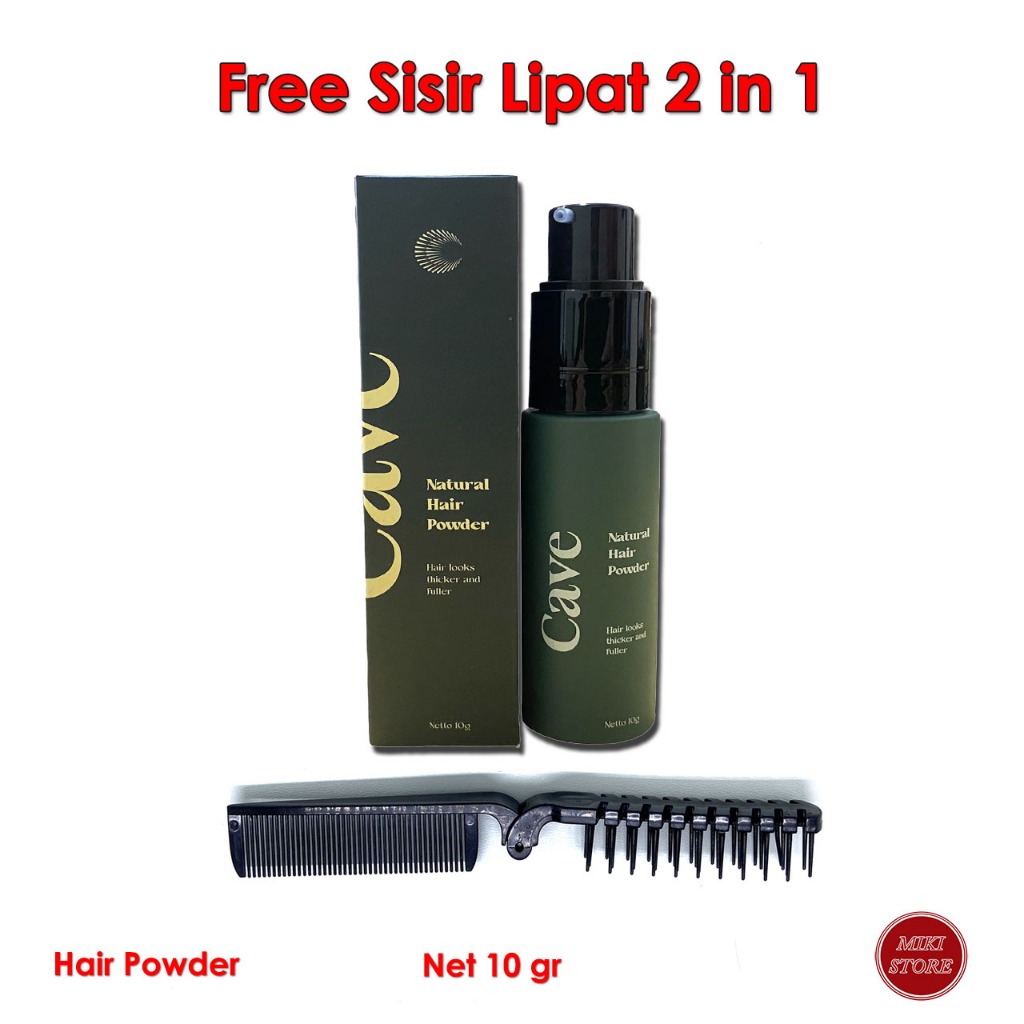 Jual Cave Hair Powder Rambut Pria Natural Hair Styling Powder 10gr ...
