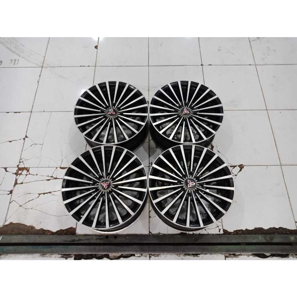 Jual velg seken racing jari jari ring 16 pcd 4x100/114 pelek copotan mobil lancer bekas 4 pcs ...