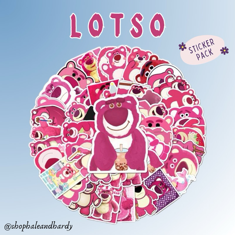 Jual LOTSO Sticker Pack | Stiker Lucu Tumblr Pink Sanrio Aesthetic Anti ...