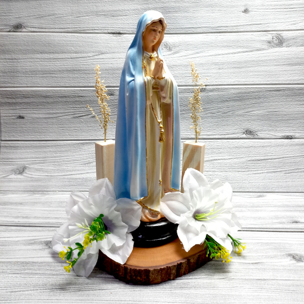 Jual Tinggi 30 cm Patung Maria Fatima/Patung Maria Tangan Katup Doa ...