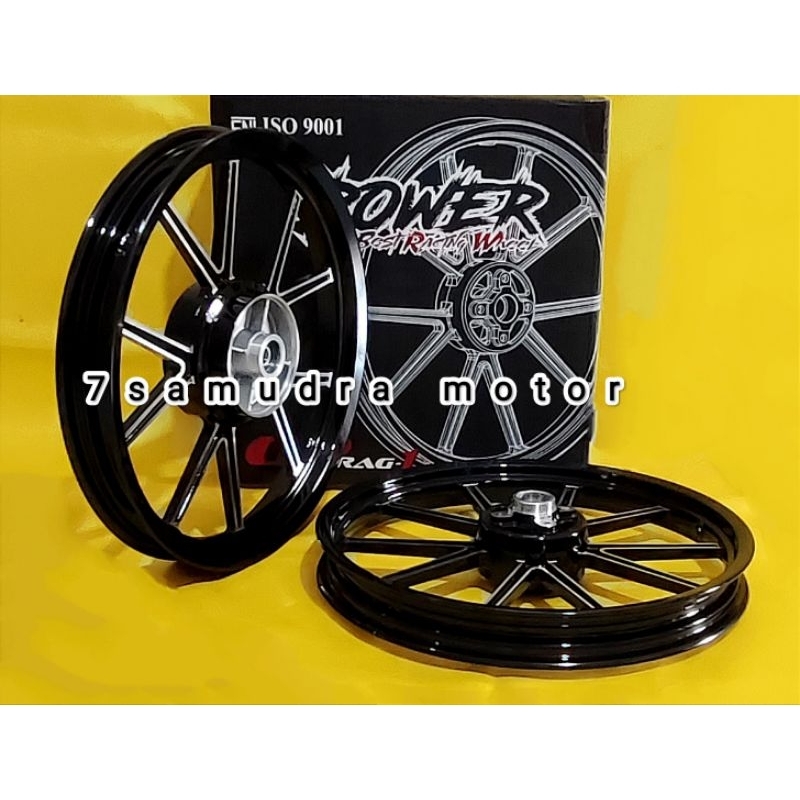 Jual velg racing power model daytona tipe drag 1 ukuran F 160x17,R ...