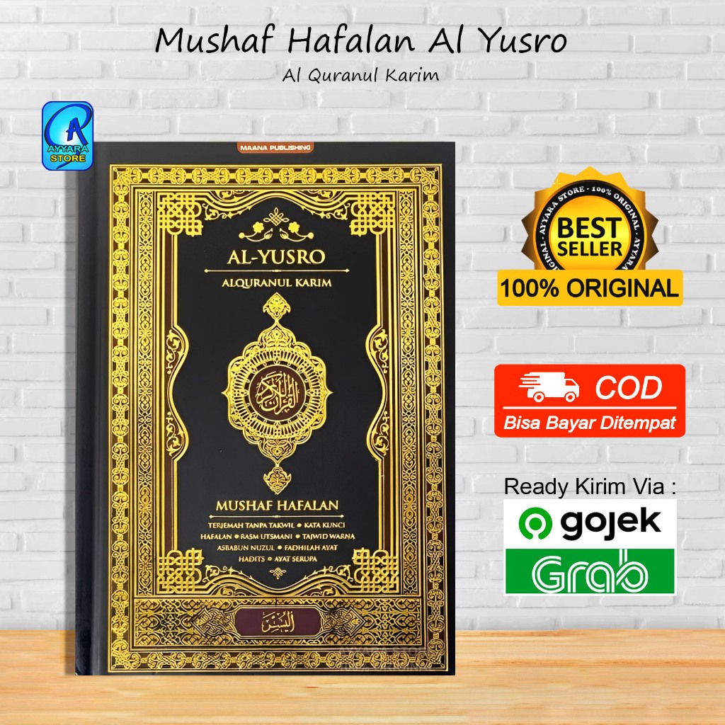 Jual Mushaf Hafalan Al Yusro - Al Quran Utsmani Madinah A5 - Terjemah ...