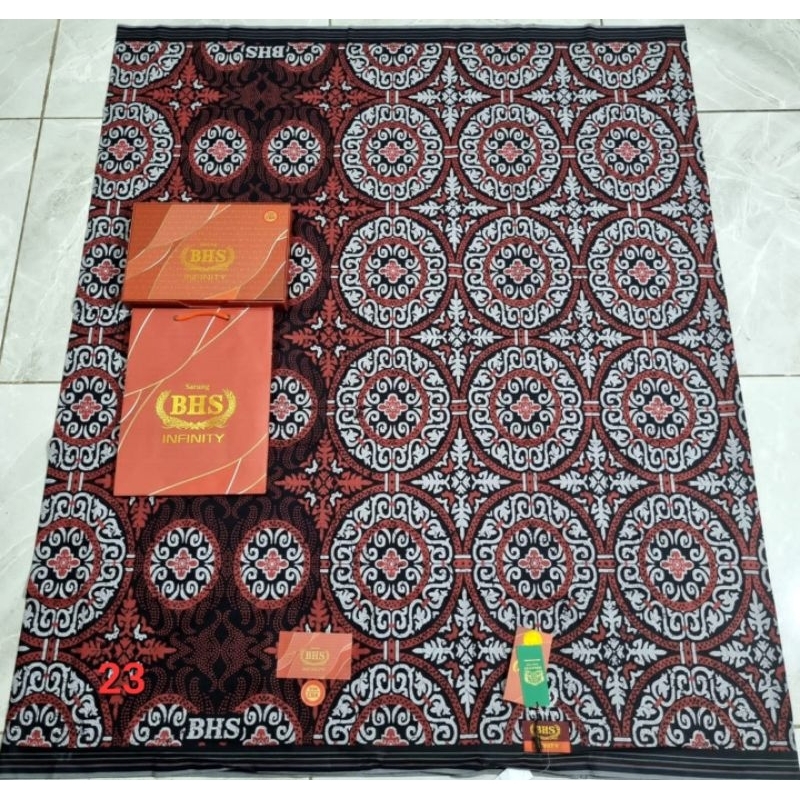 Jual COD Sarung BHS infinity Batik Motif New Grade GOLD | Shopee Indonesia