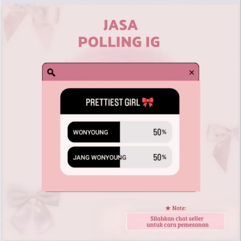 Jual Jasa Vote Polling Instagram | Jasa Vote postingan ig | Jasa Vote ...