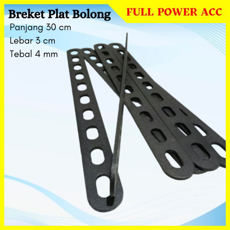 Jual Plat Besi Breket Plat Bolong Serba Guna Tebal 4 mm | Shopee Indonesia