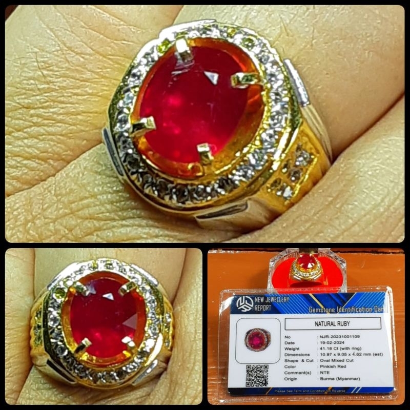 Jual ORIGINAL 100% RUBY BURMA MYANMAR ( PIGEON BLOD HQ ) | Shopee Indonesia