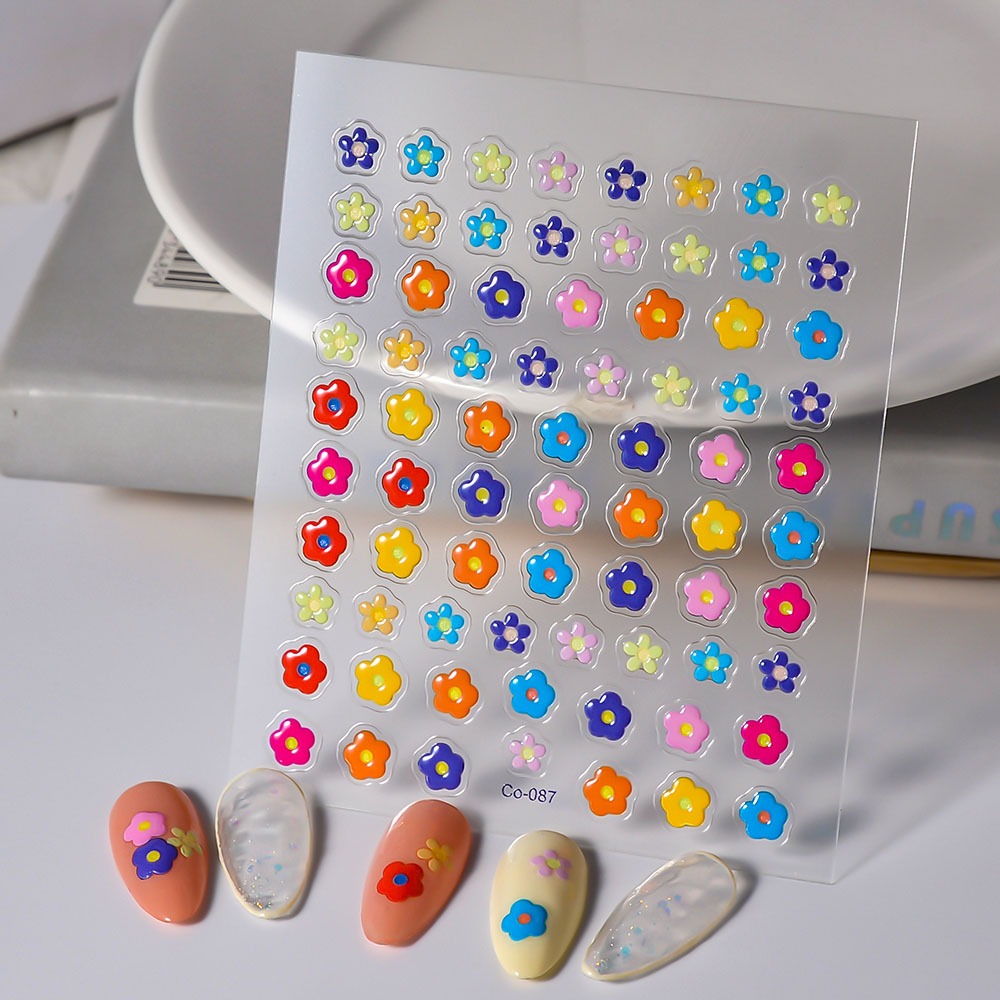Jual STIKER KUKU 3D COCO NOTES FLOWERS BUNGA NAIL STICKER NAIL ART 5D ...