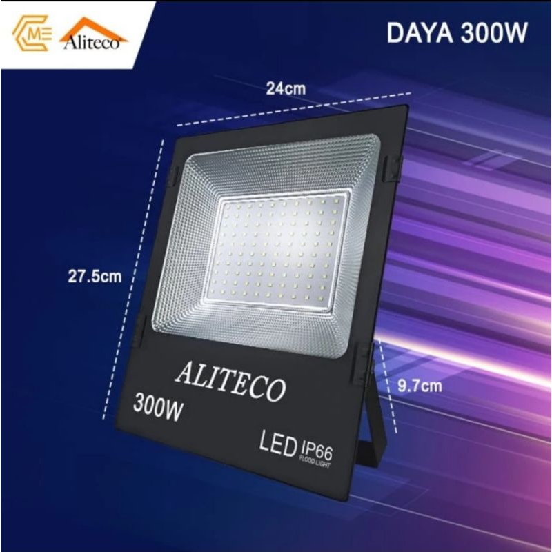 Jual Kap Lampu Sorot / Lampu Tembak Aliteco 300 Watt Cahaya Putih Dan Kuning | Shopee Indonesia