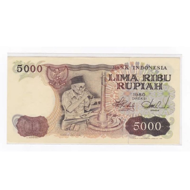 Jual Uang Rp.5000 Asah Intan tahun 1980 (BARU) | Shopee Indonesia
