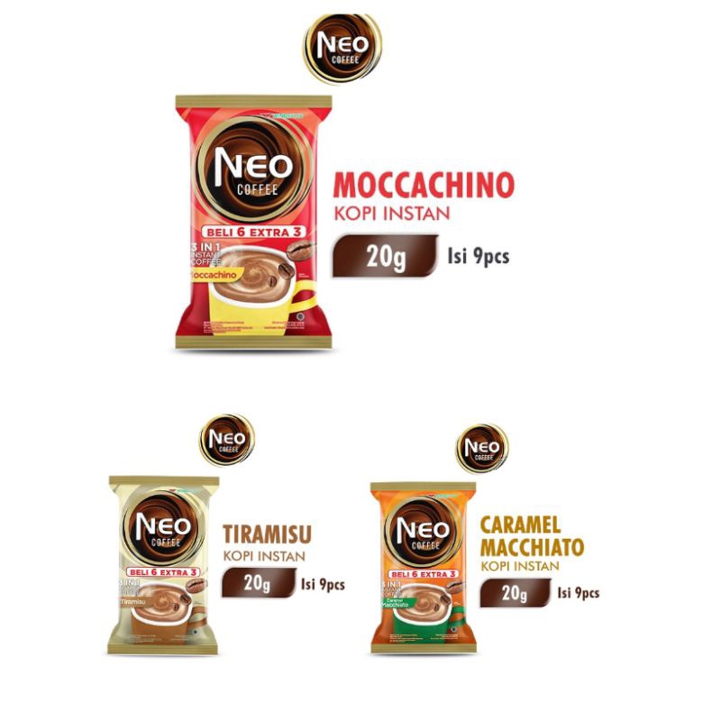 Jual Neo Coffee Kopi Instant (9 sachet @20 gr ; Exp. Februari 2027 ...