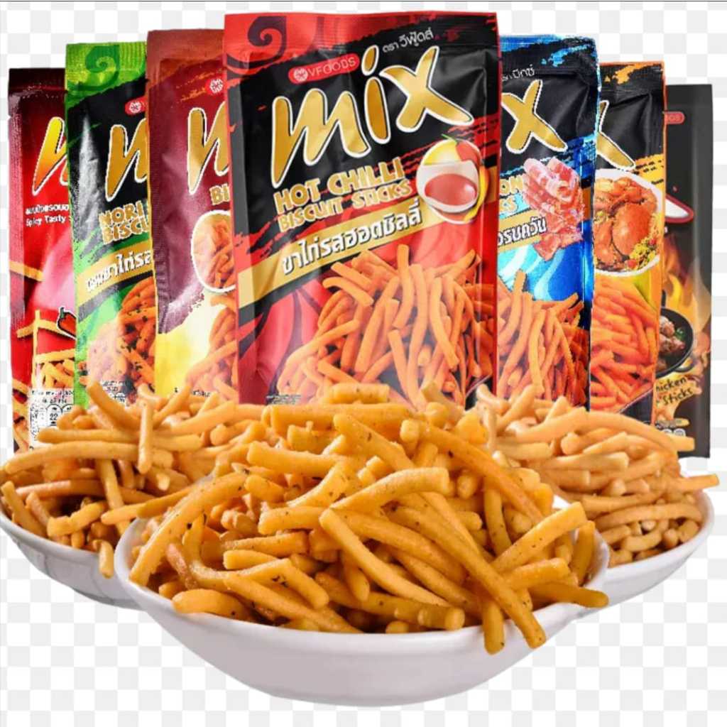 Jual VFOODS CHIDO Fried Corn Sticks Shrimp Spicy Cheese 40g / VFOOD MIX ...