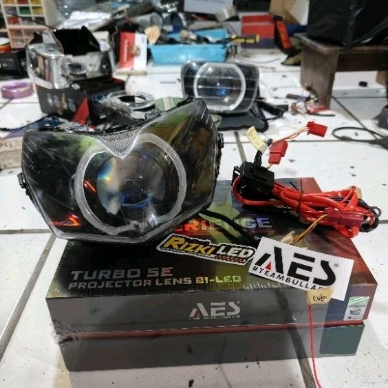 Jual BILED Supra 125 Batman Set Reflektor Tinggal pasang | Shopee Indonesia