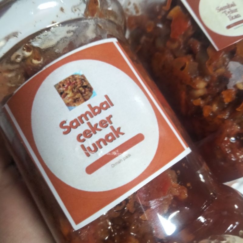 Jual Sambal cekar ayam tulang lunak ,sangat lezat di temani nasi ...
