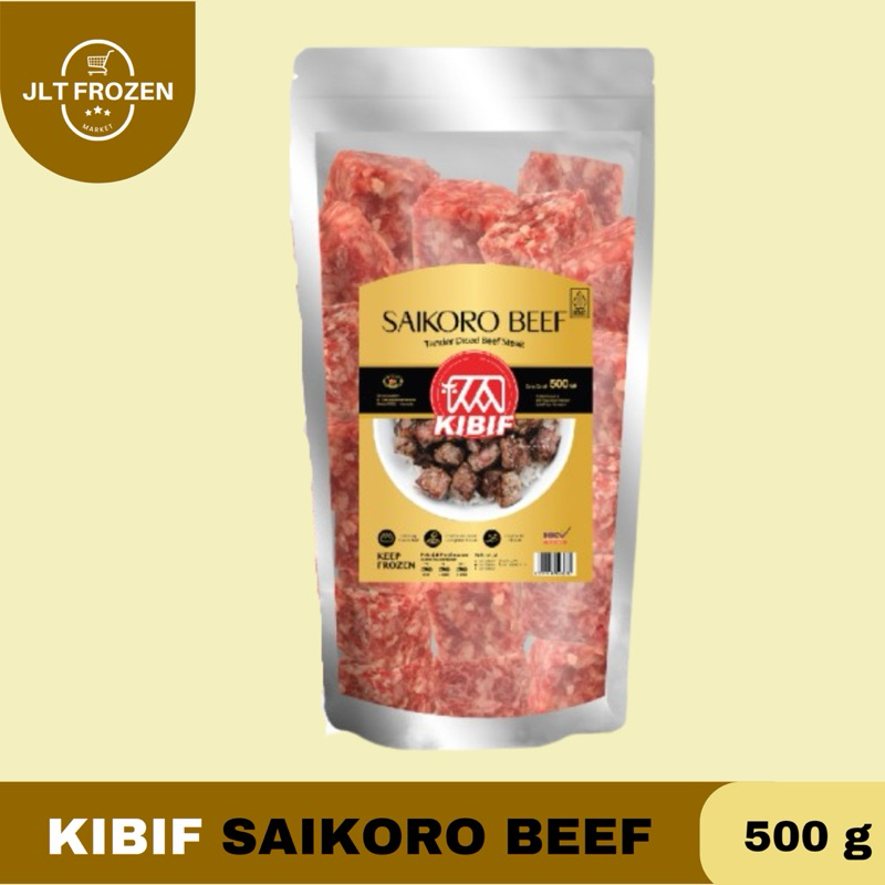 Jual Kibif Saikoro Beef / Daging Sapi Cubes / Daging Kotak Kemasan 500g ...