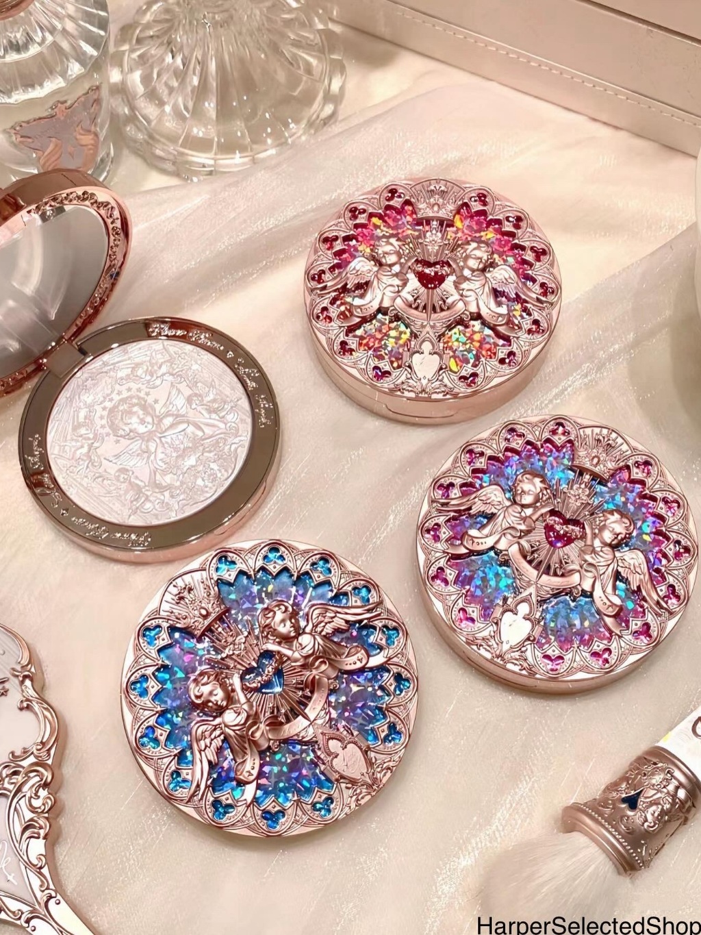 Jual Flower Knows Little Angel Collection Embossed Highlighter | Shopee ...