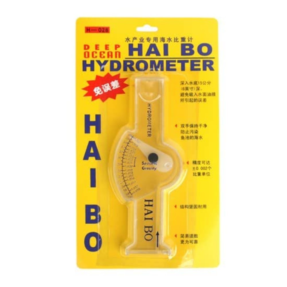 Jual Alat Ukur Tekanan Garam HAIBO DEEP OCEAN HAIBO HYDROMETER 100GR di ...