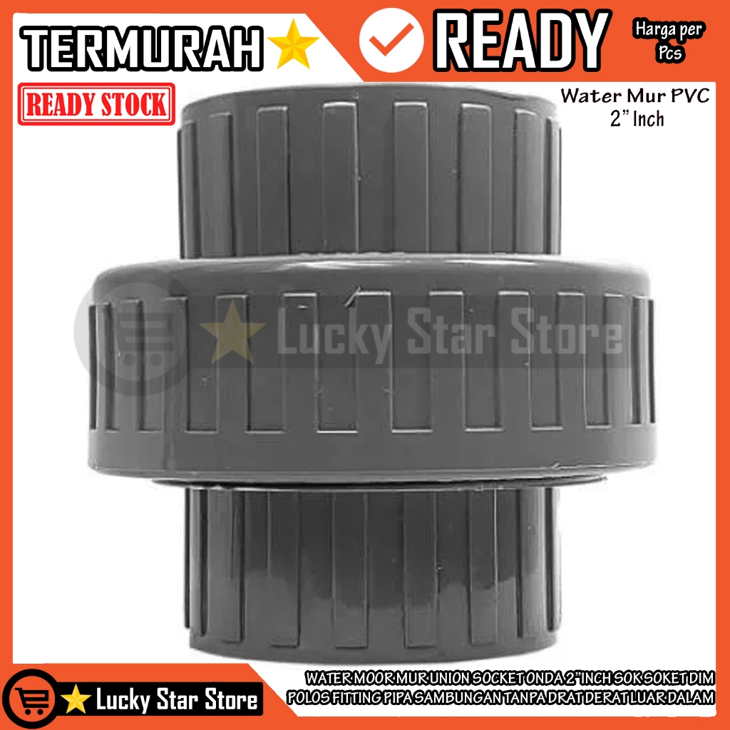 Jual WATER MOOR MUR UNION SOCKET WATERMUR ONDA 2” & 4" INCH SOK SOKET ...
