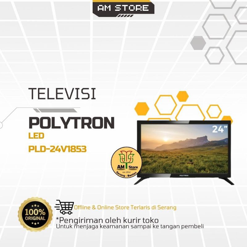 Jual POLYTRON LED TV 24" PLD-24V1853 | Shopee Indonesia