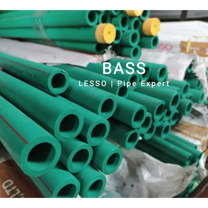 Jual Pipa PPR LESSO PN20 1 1/4" inch 40mm Pipa Air Panas Dingin 4 meter ...