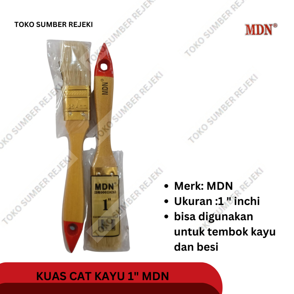 Jual Kuas cat tembok kayu besi MDN | Shopee Indonesia