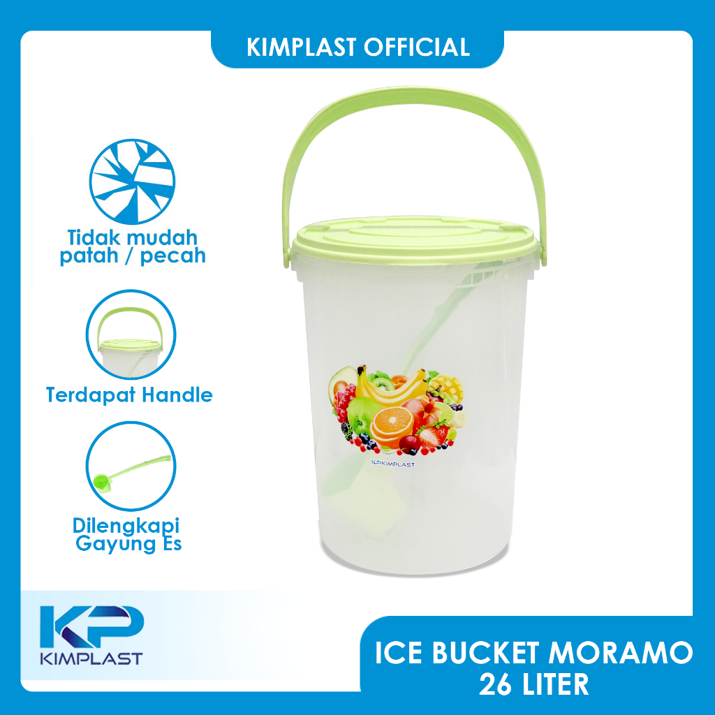 Jual KIMPLAST Ice Bucket Moramo 26 Liter/ Ice Bucket/ Tempat Es/ Wadah ...