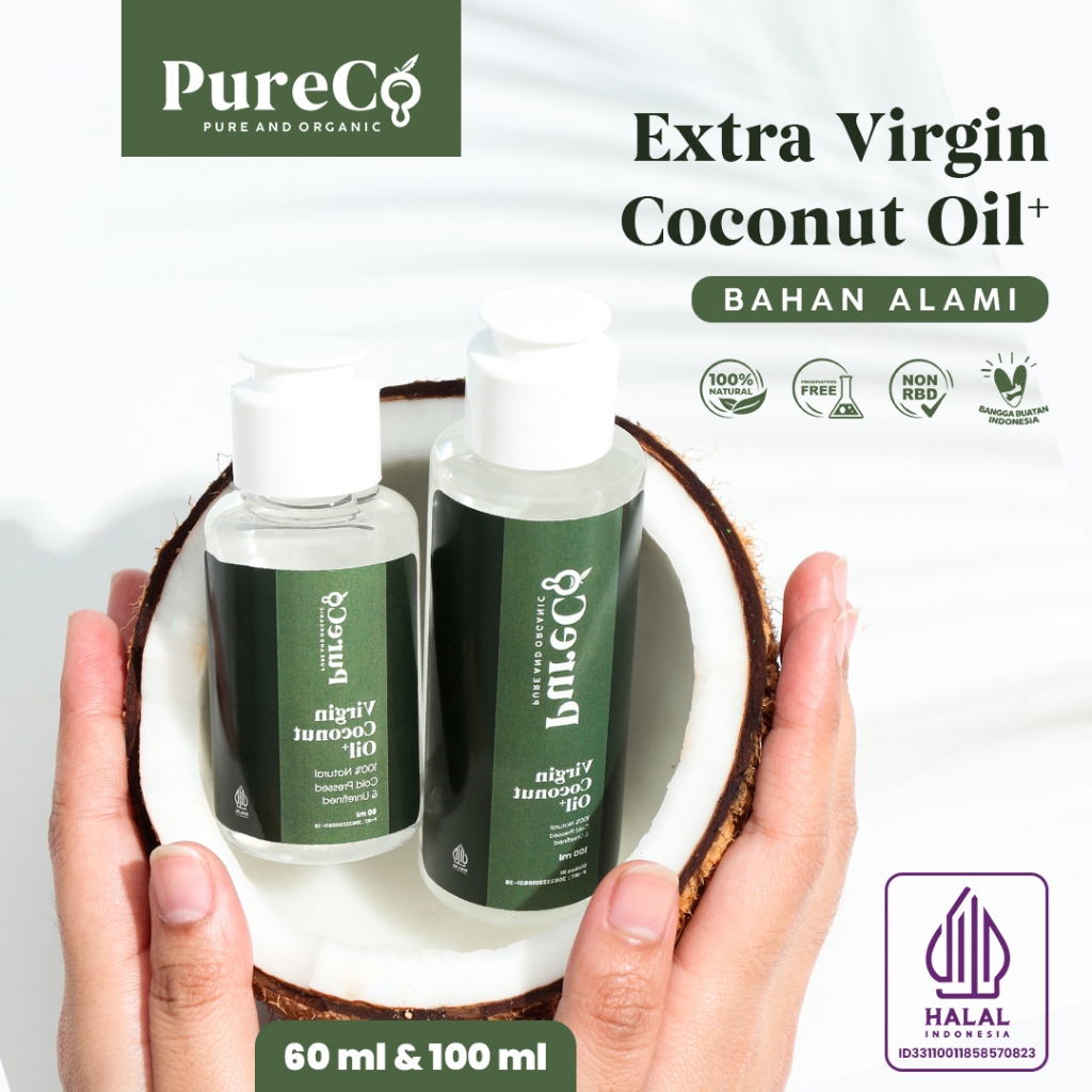 Jual UK 60 ML & 100 ML - VIRGIN COCONUT OIL PLUS - MINYAK KELAPA MURNI ...