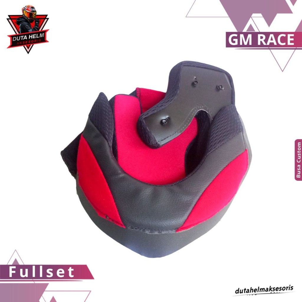 Jual Busa Helm Gm Race Pro Full Face Custom | Shopee Indonesia