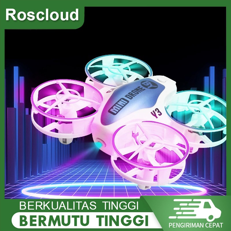 Jual Roscloud Drone mini, mainan terbang quadcopter, pesawat kendali ...