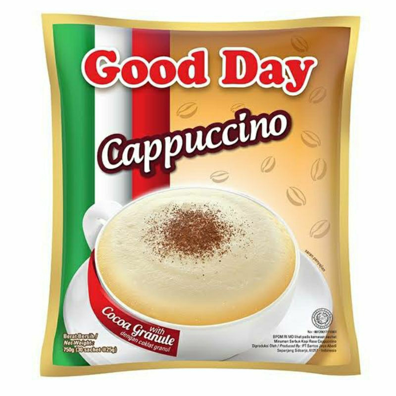 Jual Good Day Cappuccino 10 x 25 gr ( renteng / renceng ) | Shopee Indonesia