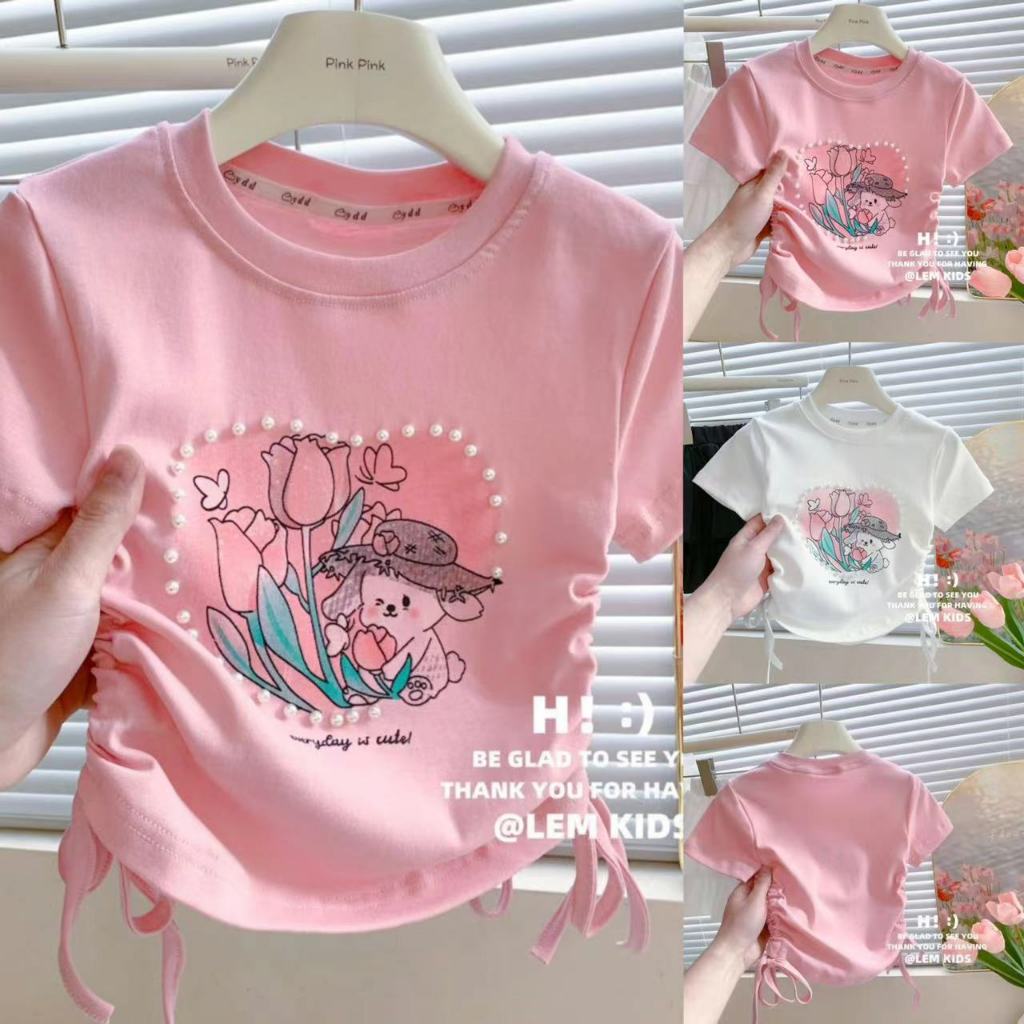 Jual [PRINCESS KESLI] 2-11 Tahun Kaos lengan pendek Mutiara Jantung ...