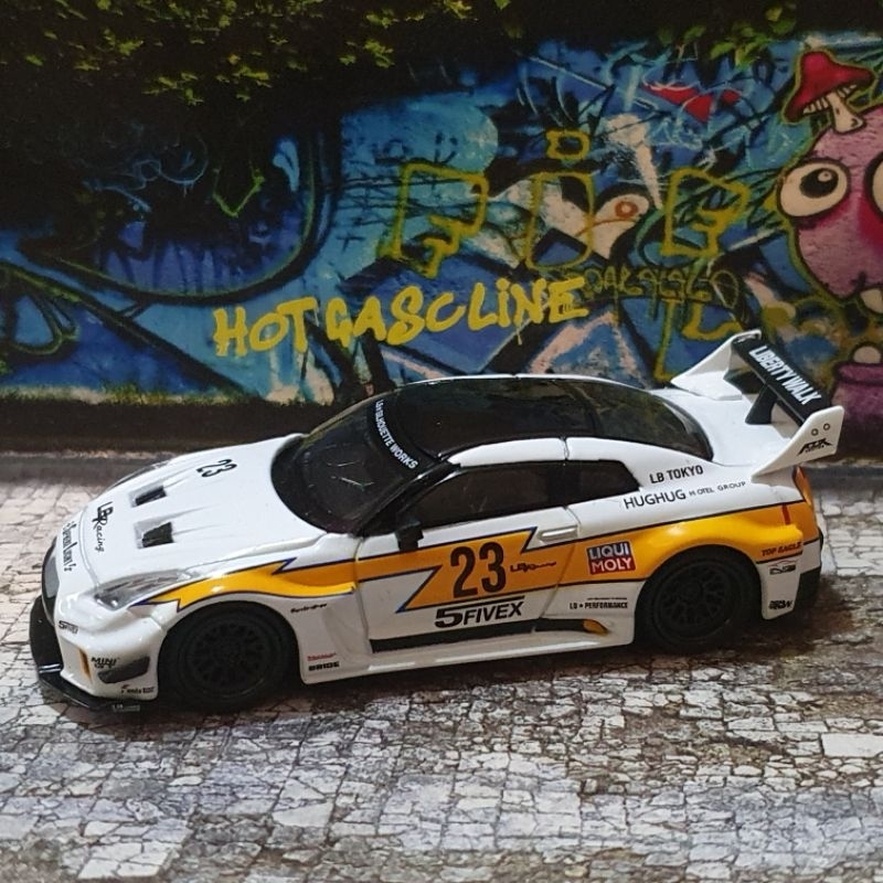 Jual Mini gt lb silhouette works nissan 35gt R35 LB racing 528 formula ...