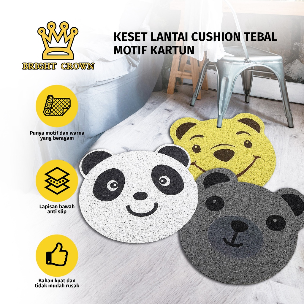 Jual Bright Crown KESET KARAKTER MIE Keset Bihun KARTUN LUCU UK 60 X ...