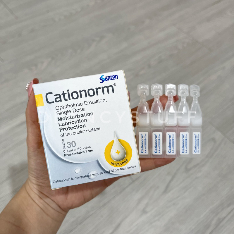 Jual Cationorm Opthalmic Emulsion Single Dose Santen 0.3ml x 30 vials ...