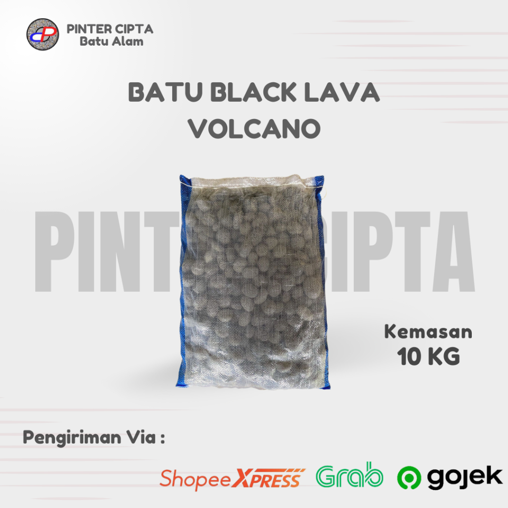 Jual BATU BLACK LAVA VOLCANO 8 KG/KARUNG GROSIR! | Shopee Indonesia