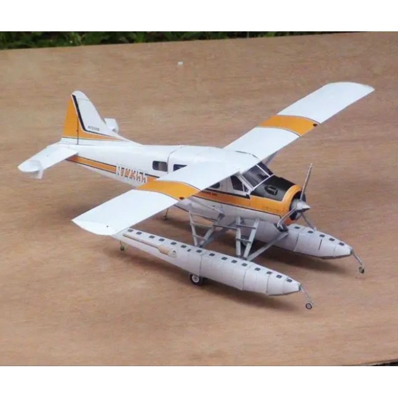 Jual Lembaran pola papercraft pesawat DHC2 beaver N92AK (PR-B1) | Shopee Indonesia