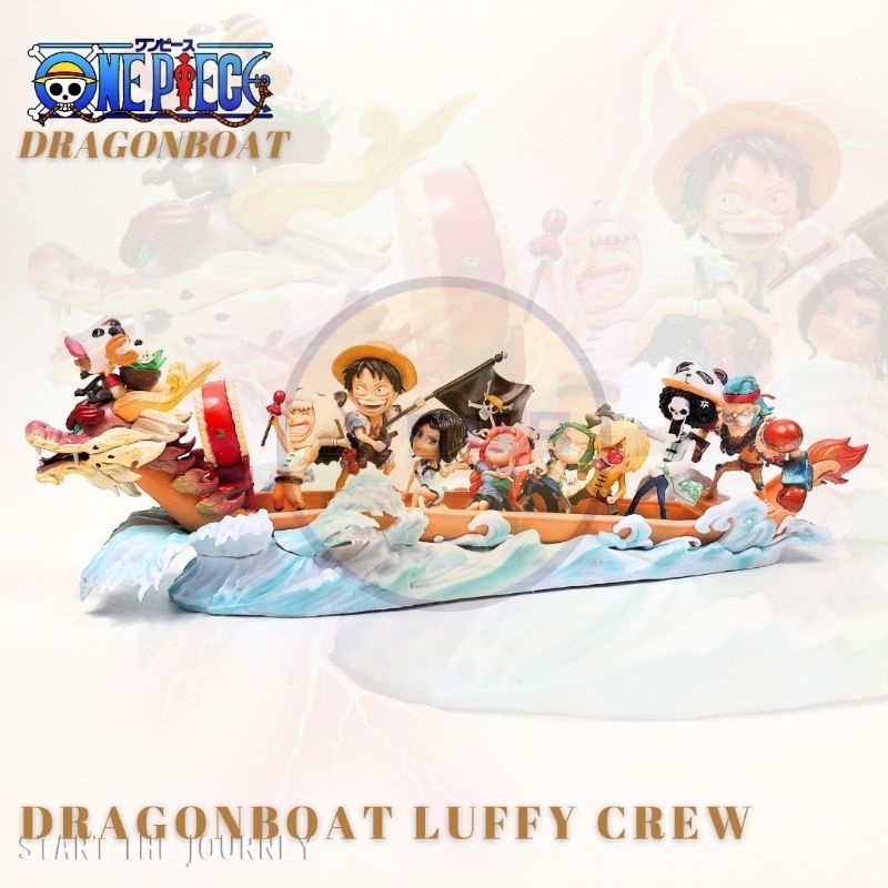 Jual Action Figure Dragon Boat Kapal Luffy n Crew Statue Onepiece LBS ...