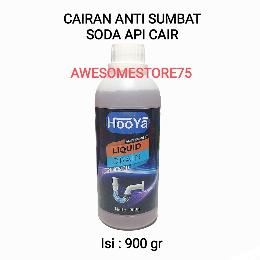 Jual HOOYA 900 gram Anti Sumbat Cairan Pembersih Saluran Tersumbat Soda ...