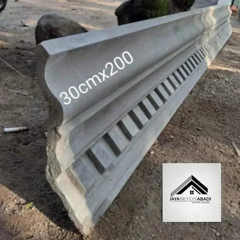 Jual LIS PLANG PROFIL BETON ASLI, pull Beton tanpa kastin uk 30x200cm ...