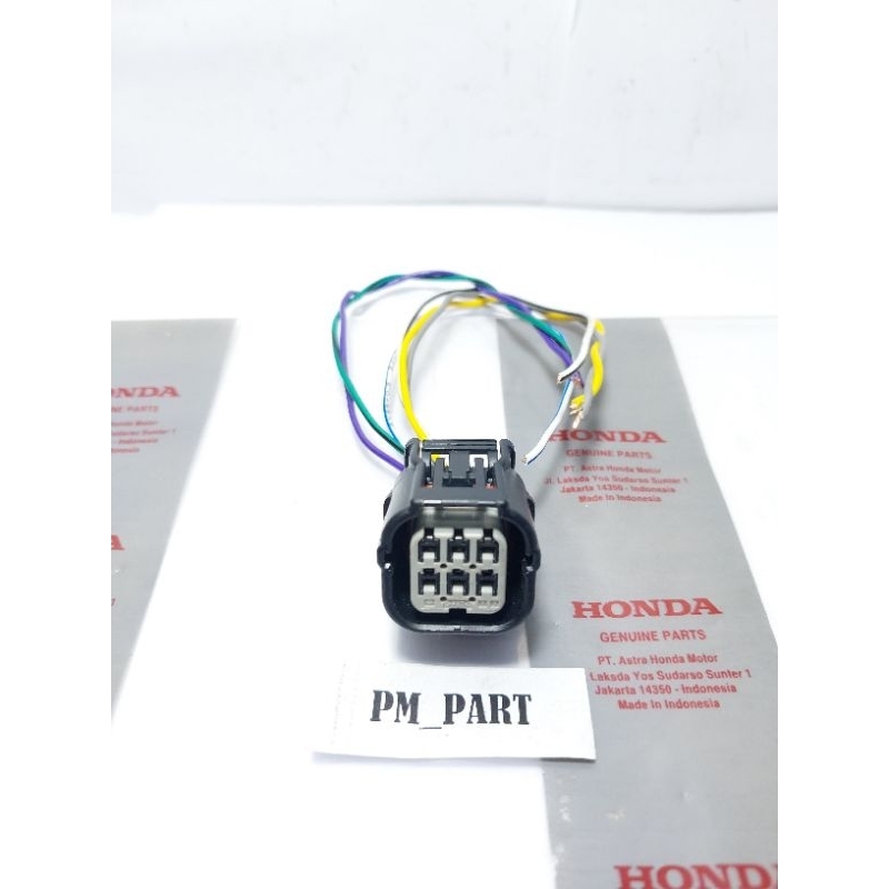 Jual Socket soket CKP Vario 125 KZR 6 pin / soket sensor CKP Vario KZR ...
