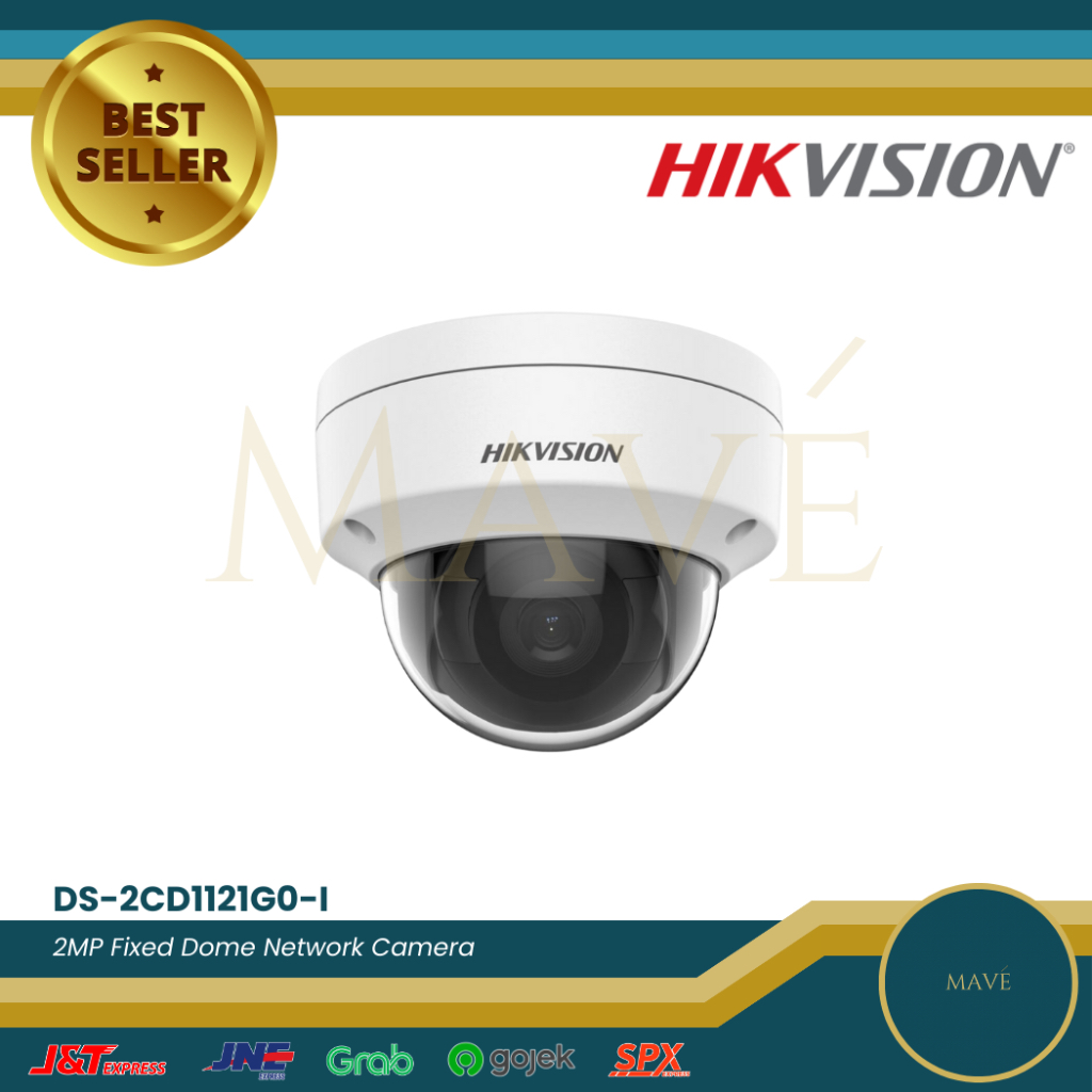 Jual DS-2CD1121G0-I - HIKVISION IP CAMERA 2MP FIXED DOME CAMERA | Shopee Indonesia
