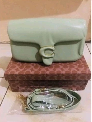 Jual C*ACH TABBY PILLOW SAGE FULL EMBOSS (BACA DESKRIPSI) | Shopee ...
