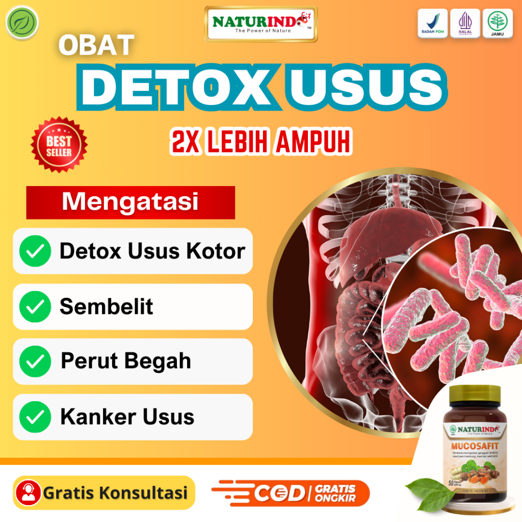 Jual Obat Detox Usus Kotor Pembersih Usus Ganguan Pencernaan Detox ...