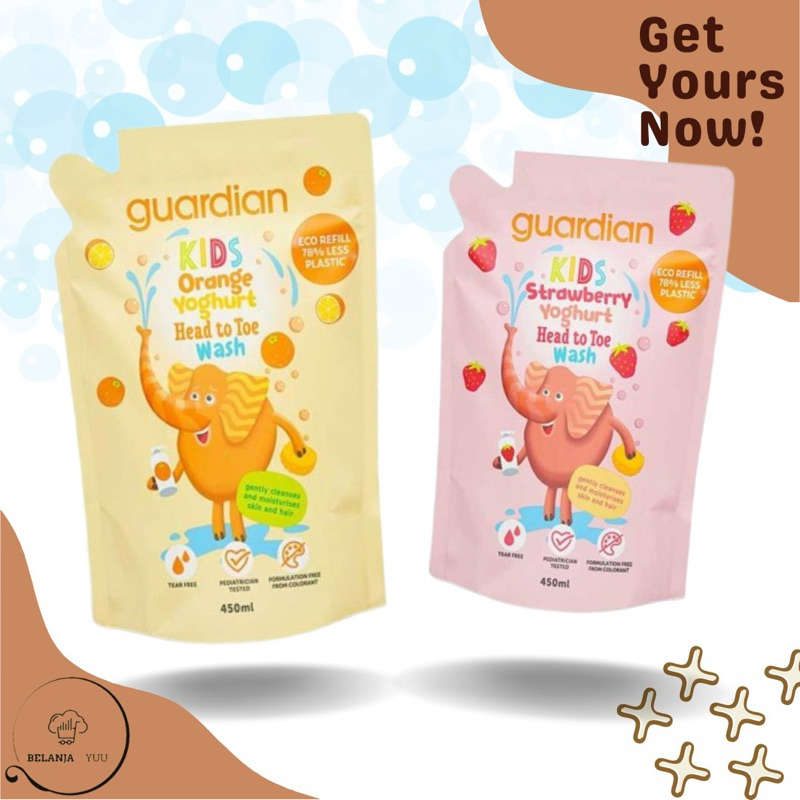 Jual Guardian Kids Head To Toe Refill 450ML | Shopee Indonesia