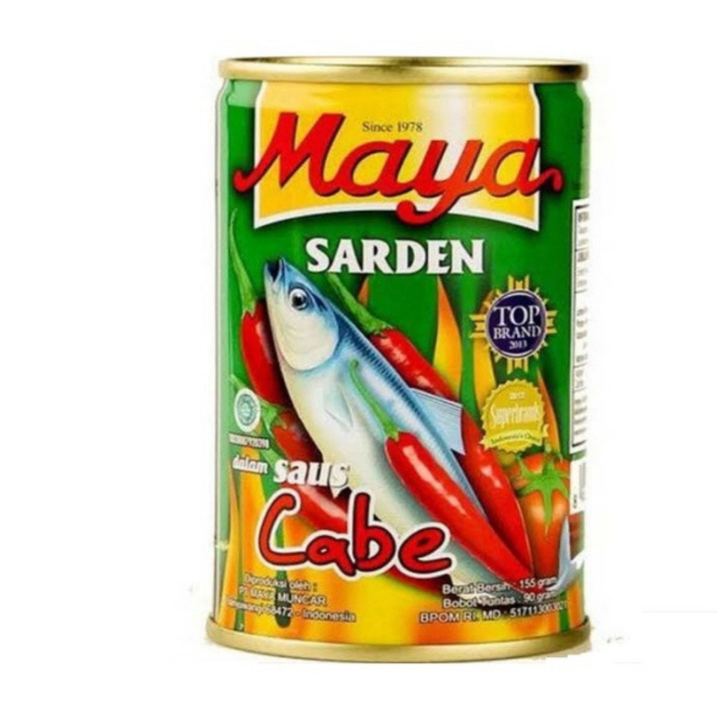 Jual MAYA SARDEN SAUS CABE KALENG BESAR 425g | Shopee Indonesia
