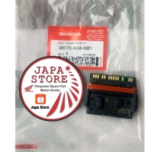 Jual 38770K58N81 ECM ECU Unit Comp PGM FI Revo Injeksi ECM REVO INJEKSI ...