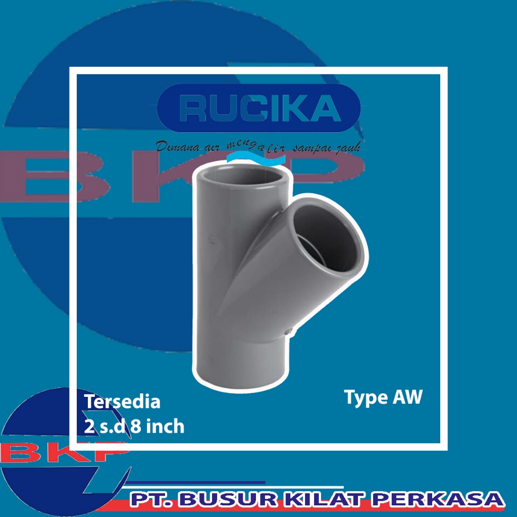 Jual Y Branch 3 Inch Pvc Rucika Aw / Y 45 Rucika / Y 3 Inch | Shopee ...