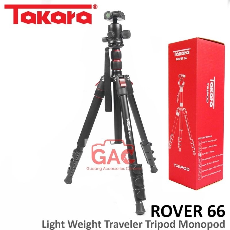 Jual Takara Rover 66 Rover66 travel tripod monood | Shopee Indonesia