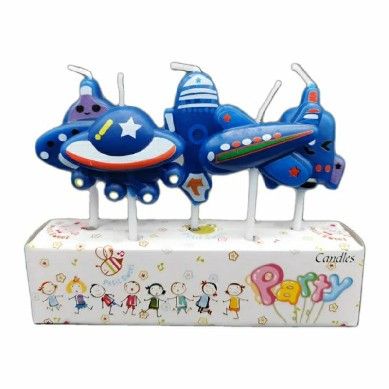Jual Lilin karakter roket astronot ufo luar angkasa space galaxy ...