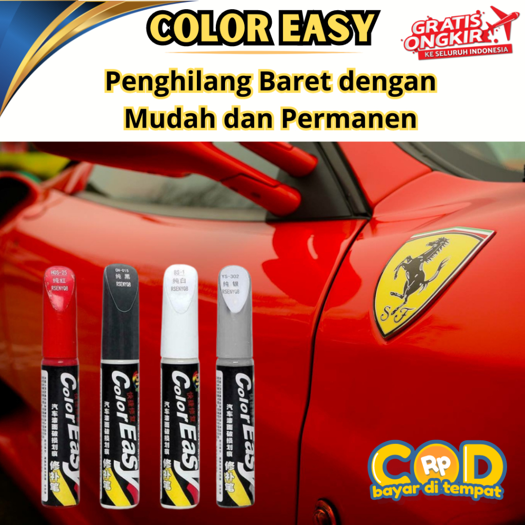 Jual Color Easy Cat Spidol Penghilang Baret Lecet Mobil Motor Car Paint ...