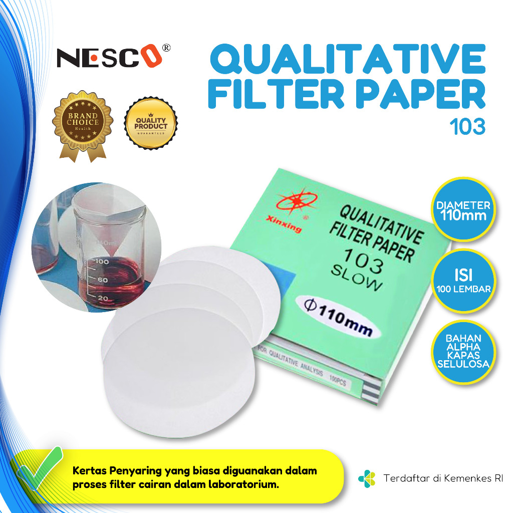 Jual Nesco Filter Paper, 100lembar/pack | Shopee Indonesia